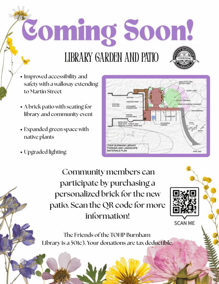Membership and Support - T.O.H.P Burnham Public Library